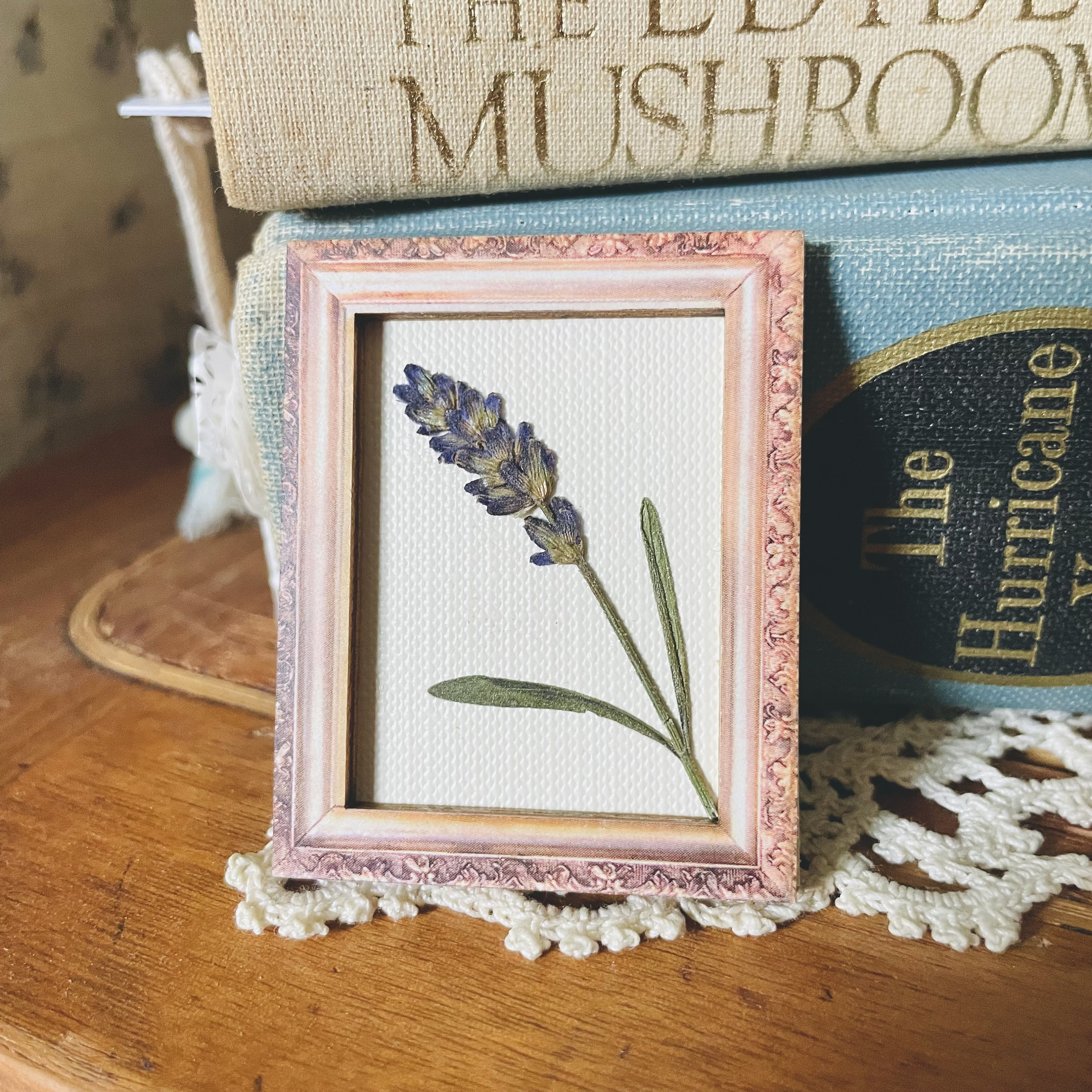 Framed Pressed Flower Magnets: Botanical Mini Canvas Art - Etsy