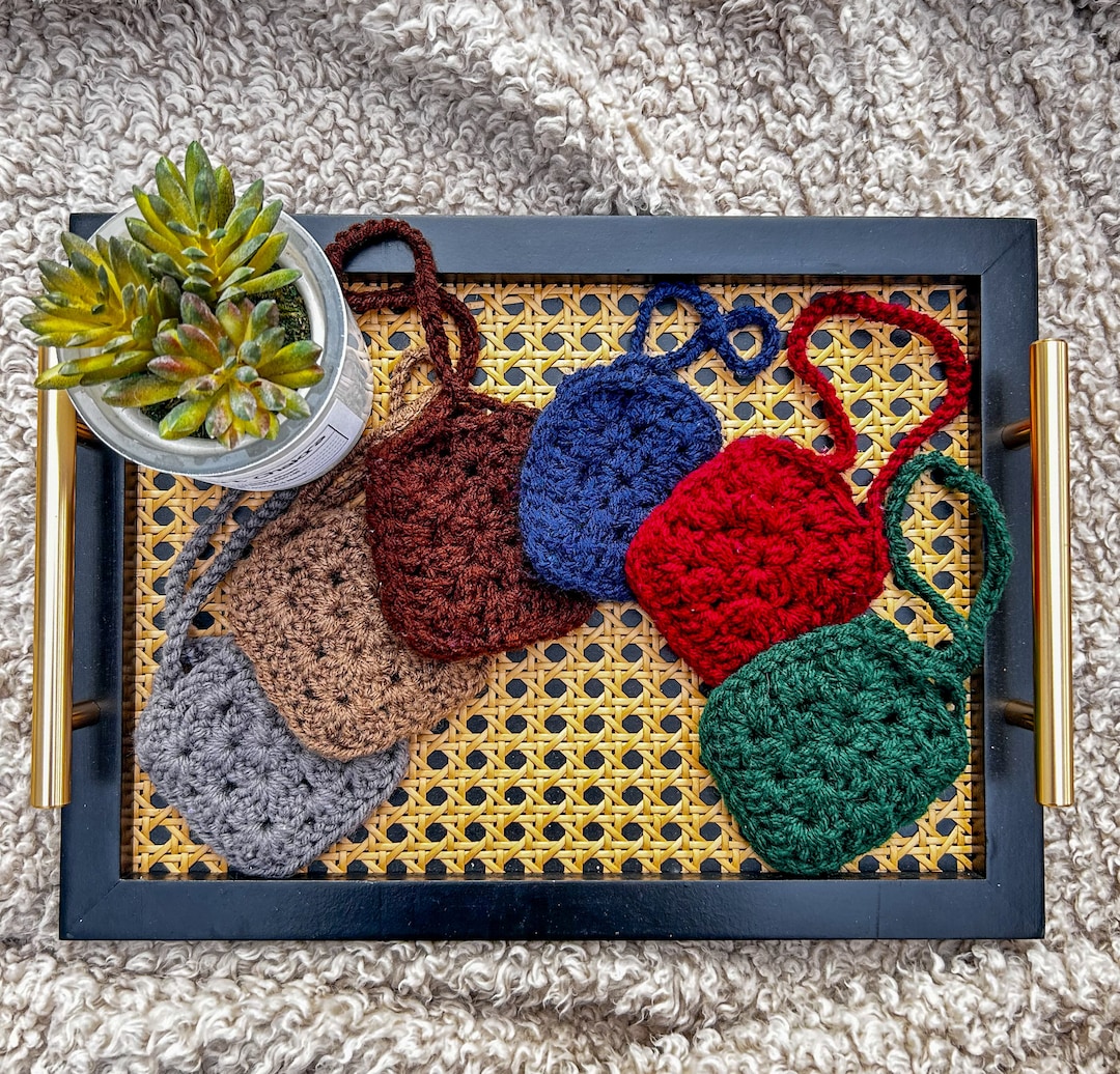 Crochet AirPod Case, Cute AirPod Case, Backpack Charm Pouch, Earbud ...