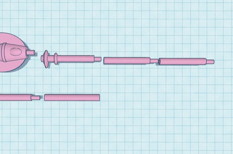 Alastor Cosplay Prop STL File Cosplay Staff Hazbin - Etsy