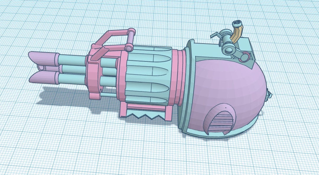 Jinx Pow Pow Cosplay Prop Stl Files 3d Printing Cosplay Blue Print - Etsy