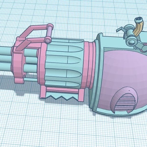 Jinx Pow Pow Cosplay Prop Stl Files 3d Printing Cosplay Blue Print - Etsy