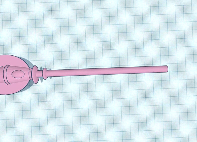 Alastor Cosplay Prop STL File Cosplay Staff Hazbin - Etsy