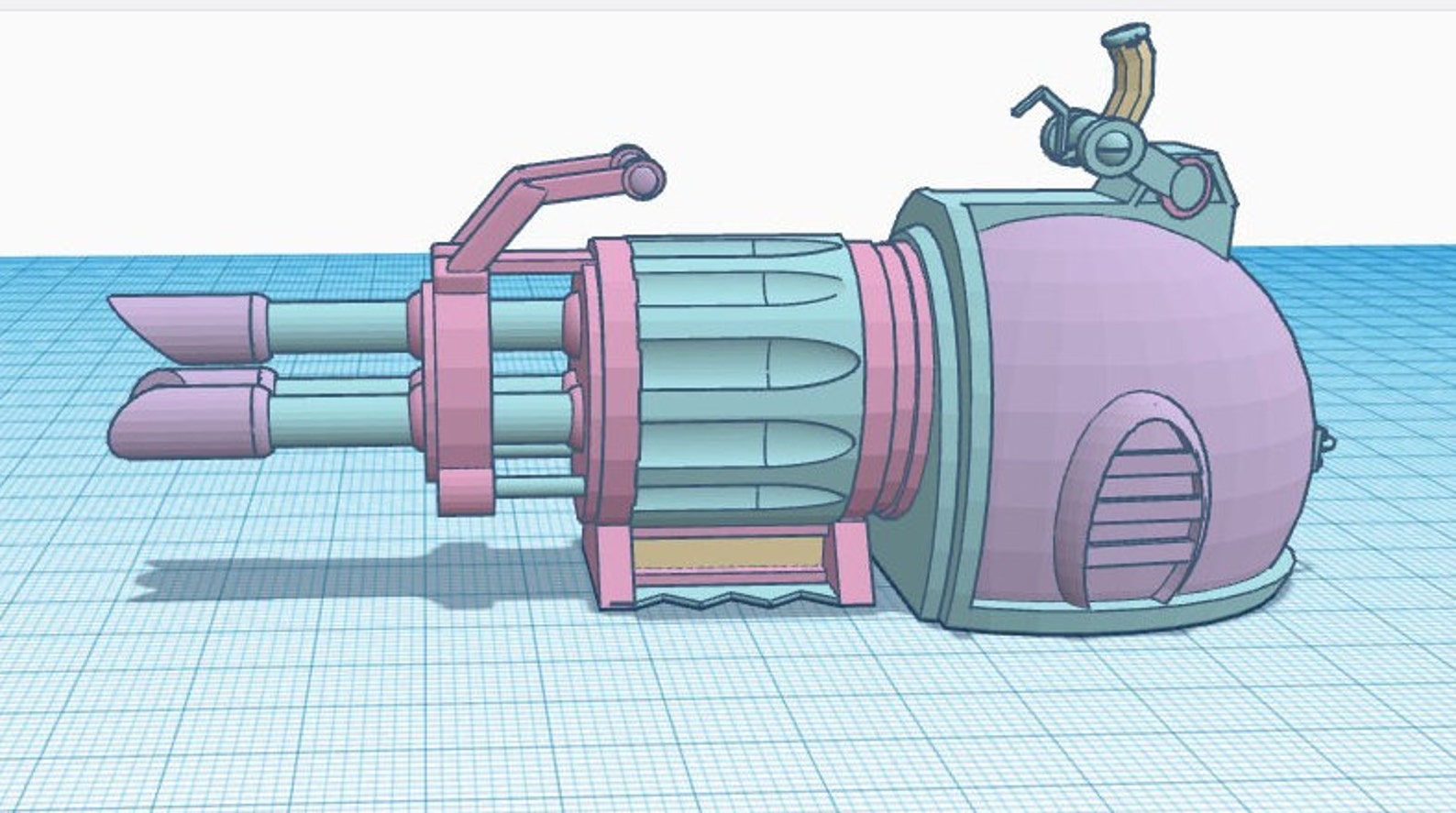 Jinx Pow Pow Cosplay Prop Stl Files 3d Printing Cosplay Blue Print - Etsy