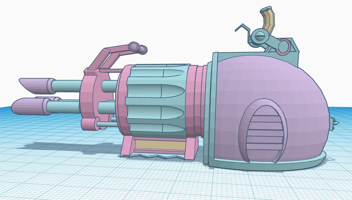 Jinx Pow Pow Cosplay Prop Stl Files 3d Printing Cosplay Blue Print - Etsy