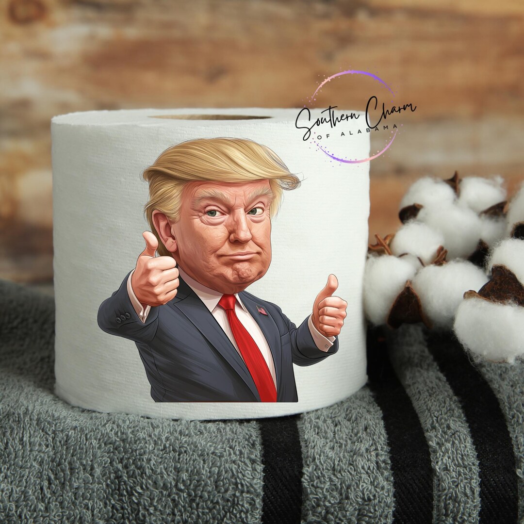 Trump Toilet Paper Roll, Great Gag Gift, Novelty Item, Gift Idea, Home ...