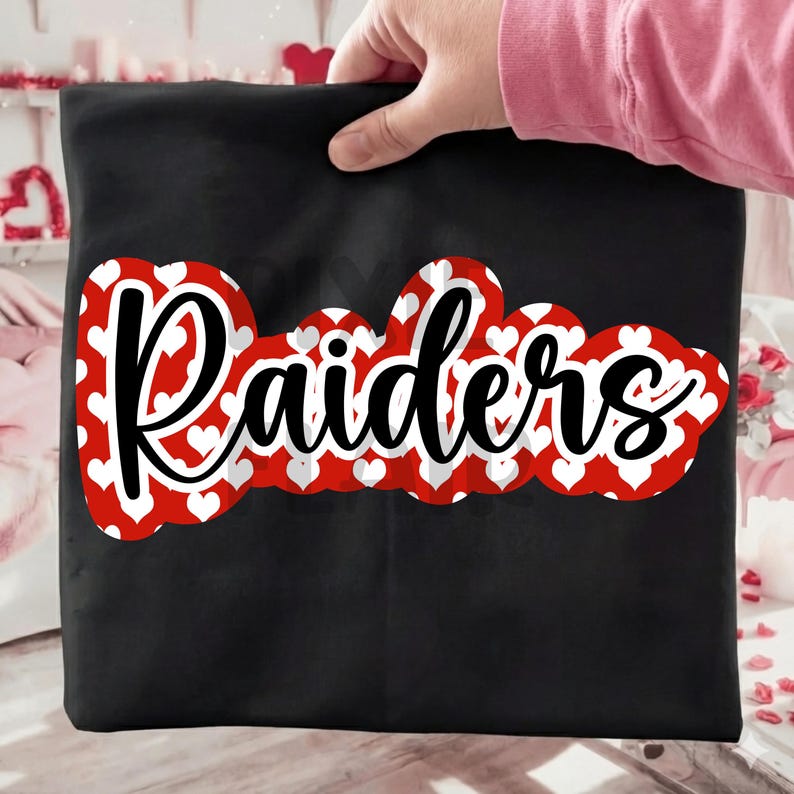 Valentine Mascot Raiders Png - Etsy