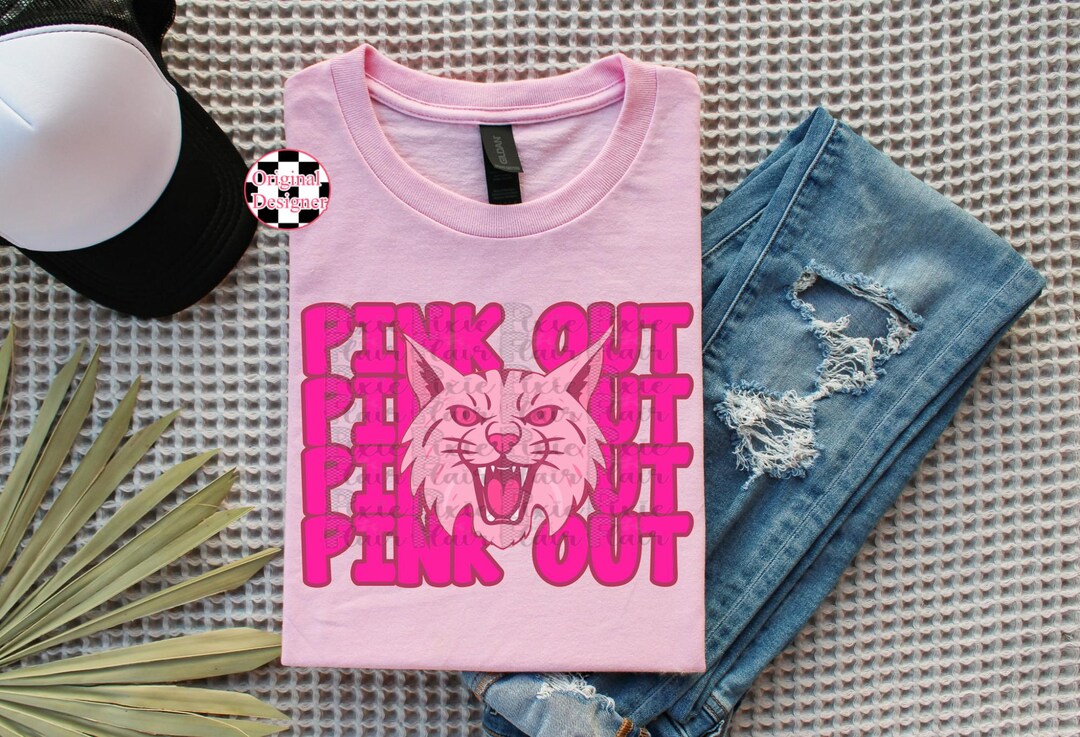 Pink Out Wildcats October Football Png - Etsy