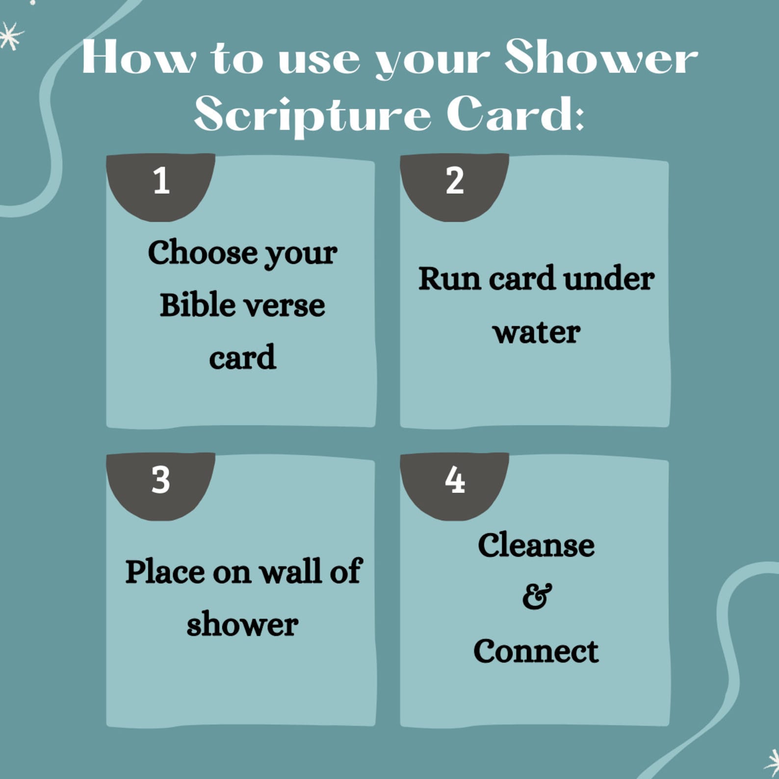 Shower Scriptures: Anxiety - Etsy