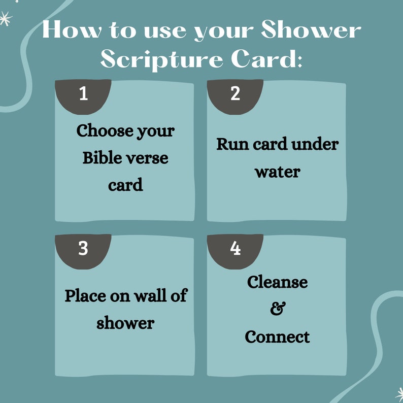 Shower Scriptures: Anxiety - Etsy