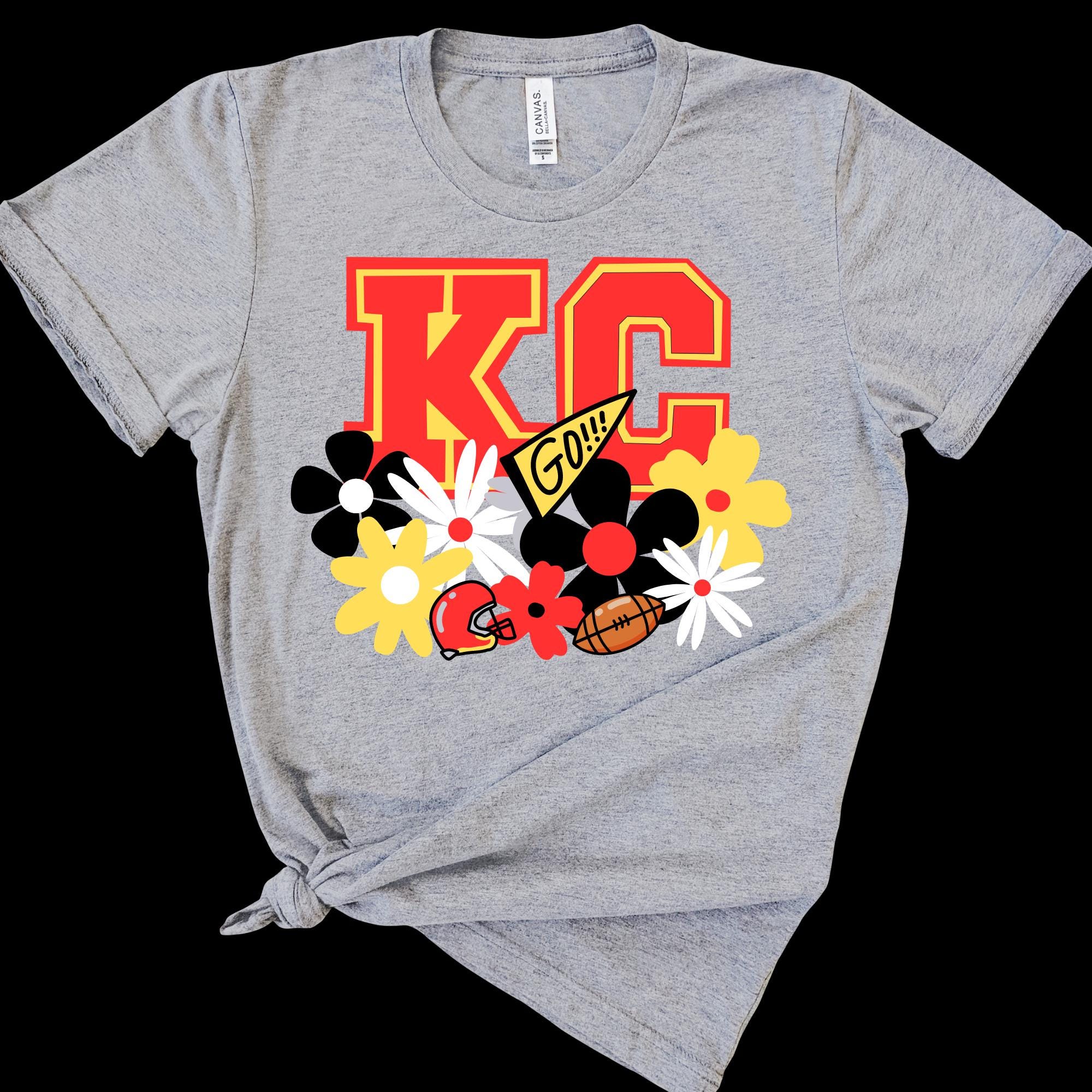 KC Chiefs Floral PNG Digital Download High Res File - Etsy