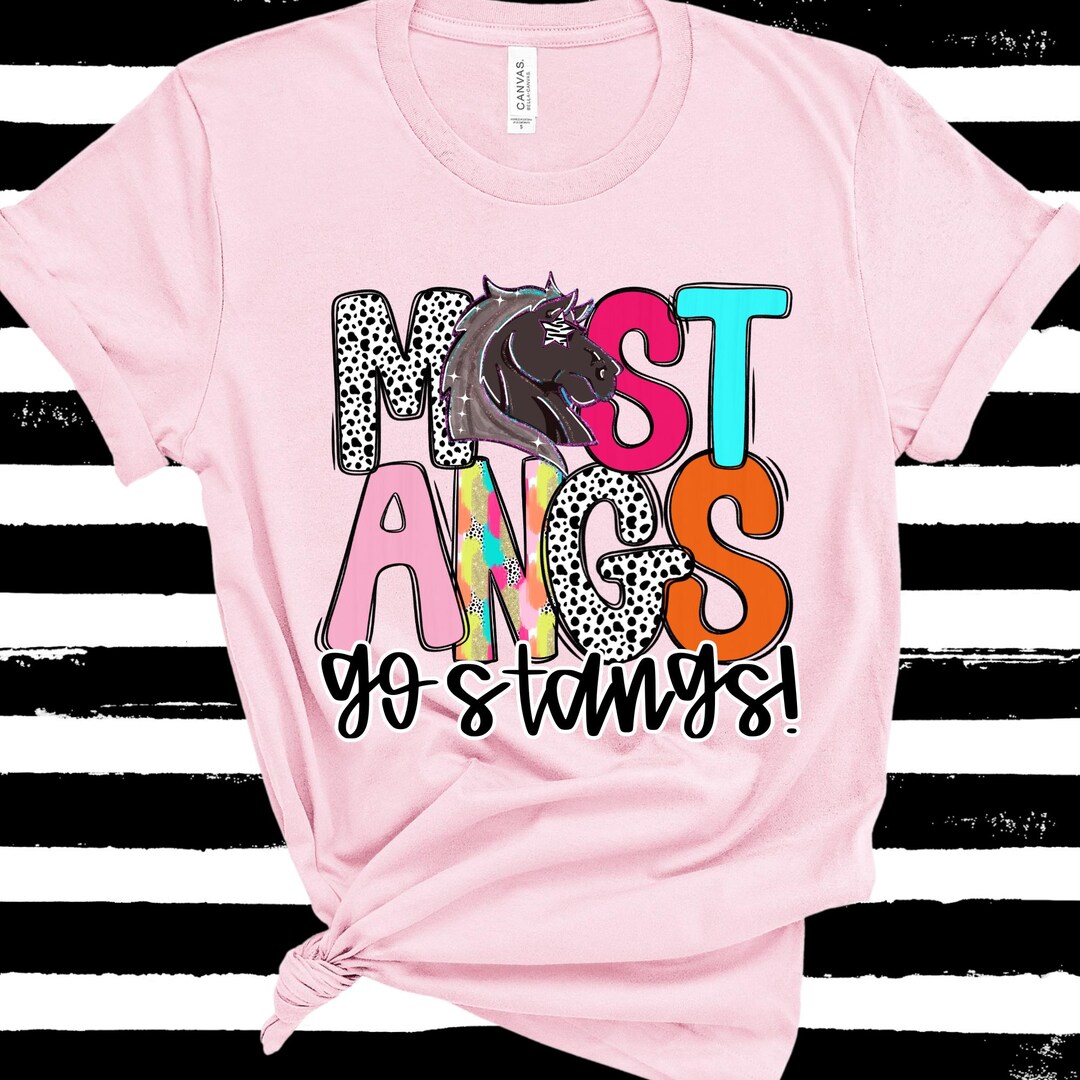 Mustangs Mascot PNG Digital Download File - Etsy