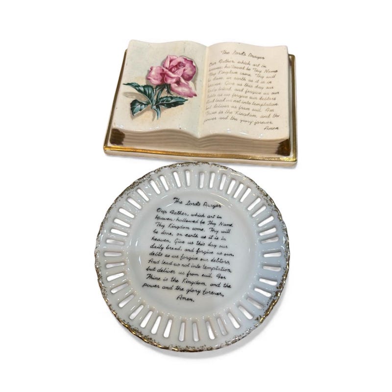 The Lords Prayer Ceramic - Etsy