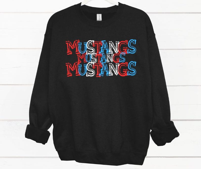 Mustangs Grunge PNG Digital Download High Res File - Etsy