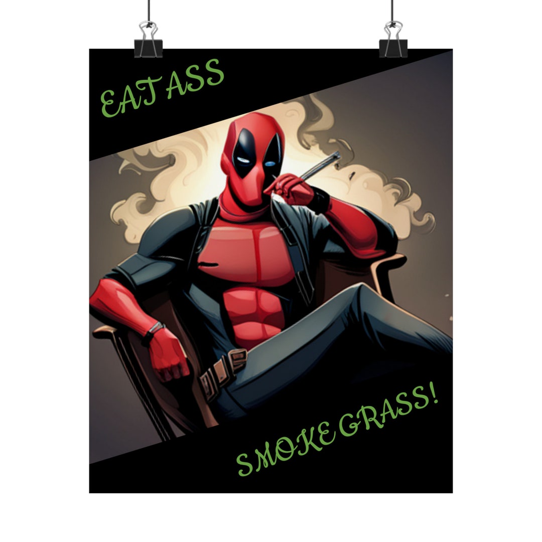 Light up With Deadpool! Matte Vertical Poster - Etsy