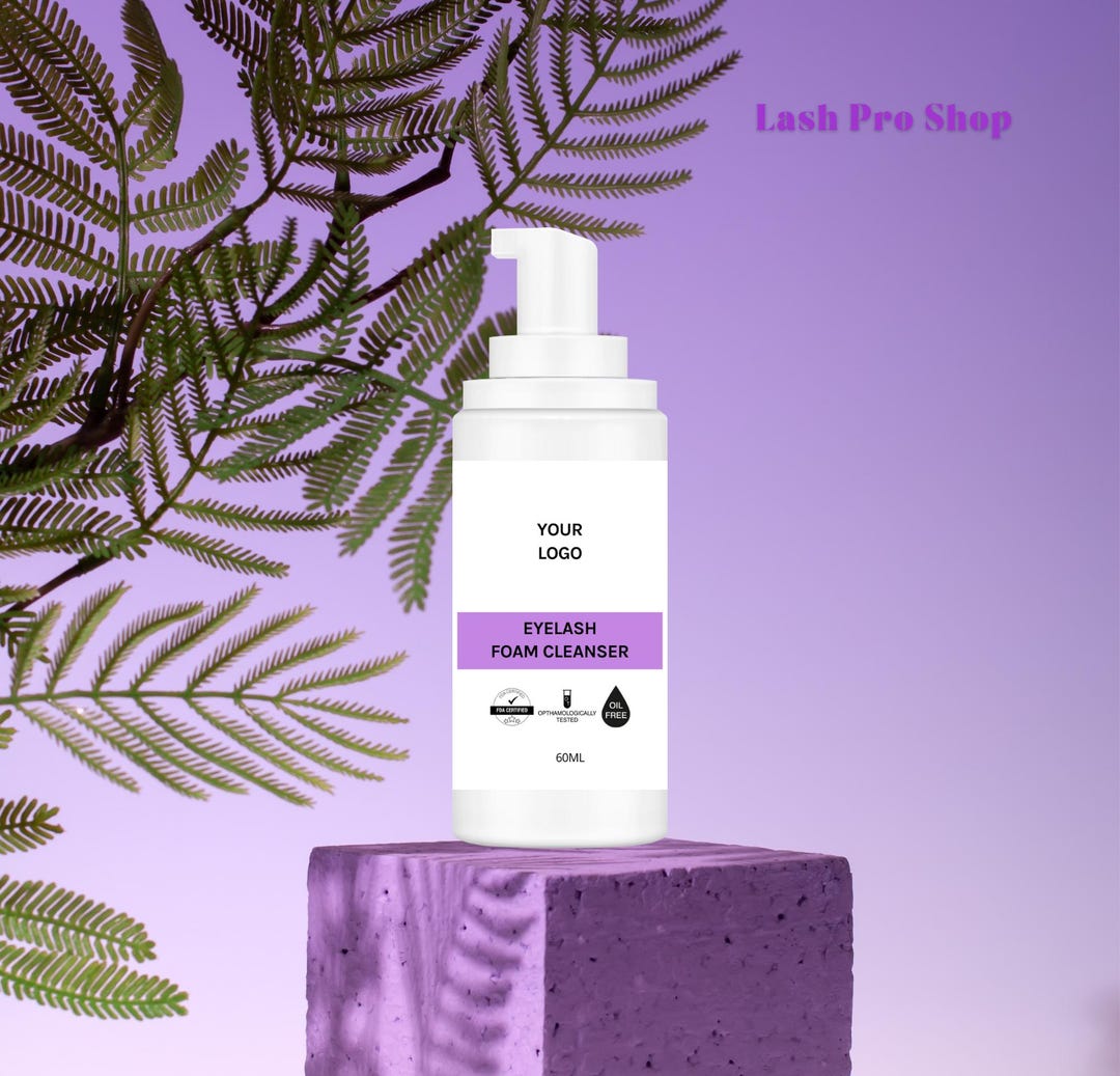 Lash Shampoo Label Template - Etsy
