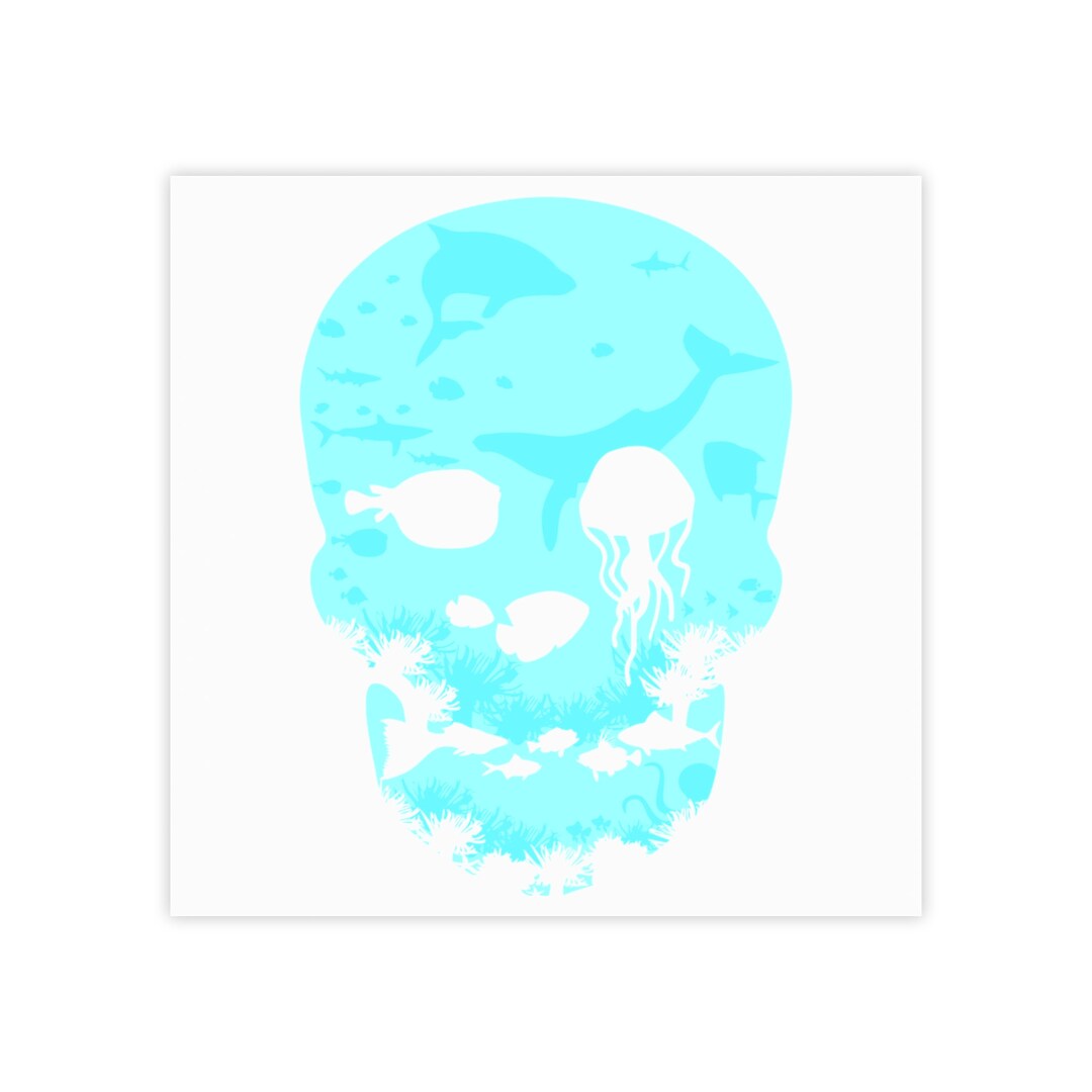 Dead Sea Post-it® Note Pads, Marine Life, Skull Design, Fun Sticky ...