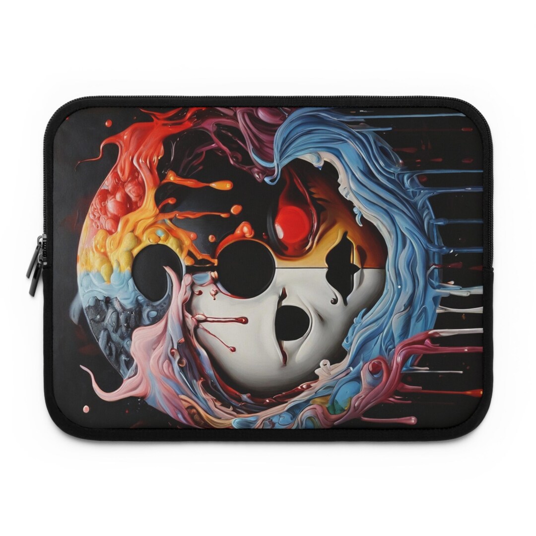 Yin Yang Laptop Sleeve, Elements, Yin-yang, Abstract Art, Unique Design ...