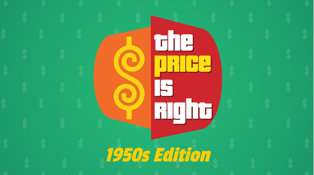 The Price is Right Powerpoint and Work Sheet - Etsy