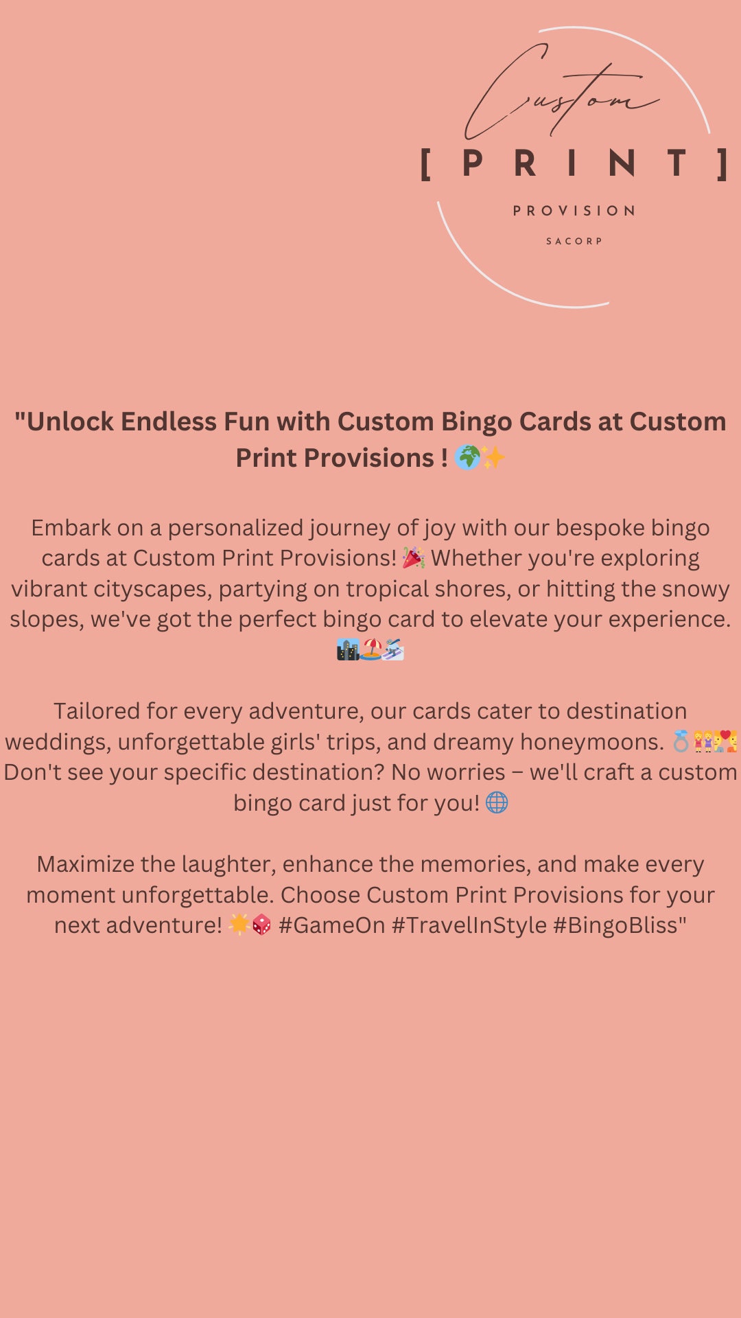 Girls Trip Bingo Card: Dubai Edition - Etsy