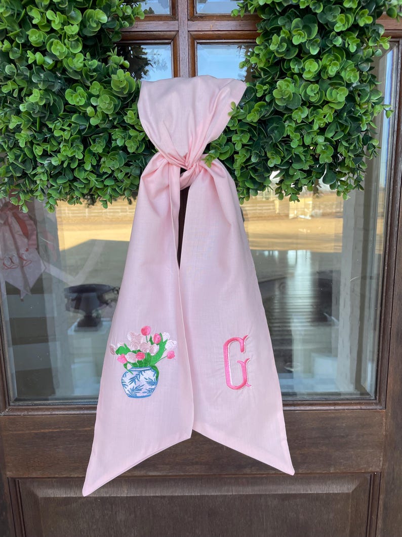 Spring Floral Wreath Sash - Etsy