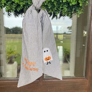 Halloween Wreath Sash - Etsy