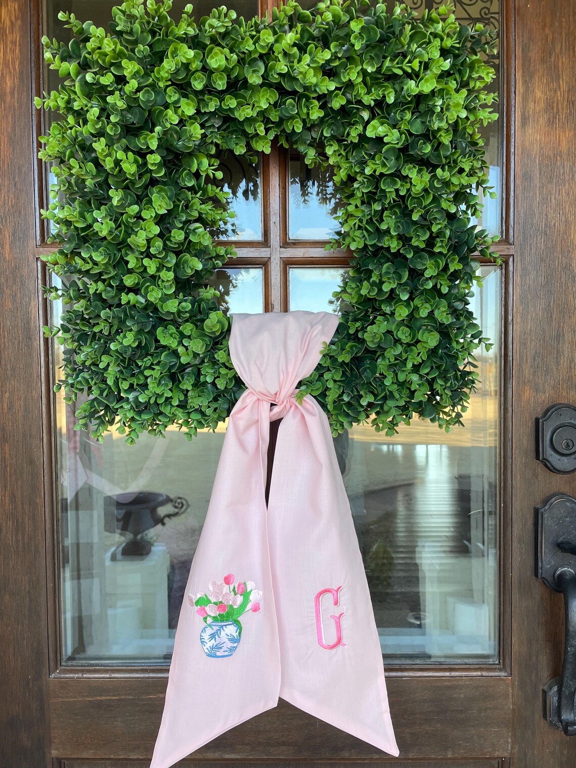 Spring Floral Wreath Sash - Etsy