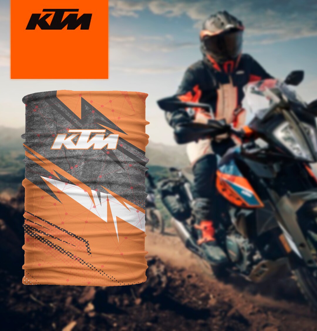 Digital KTM Motorcycle Neck Gaiter / Digital Design - Etsy