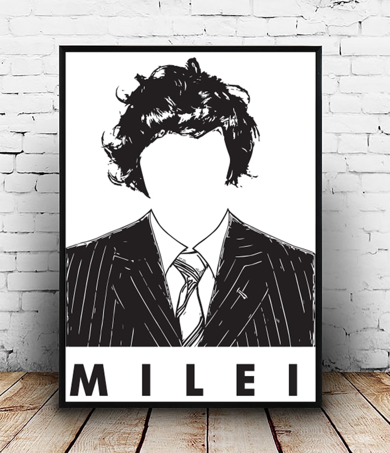 Javier Milei Vector Designs : Original Logo and Line Art - Etsy