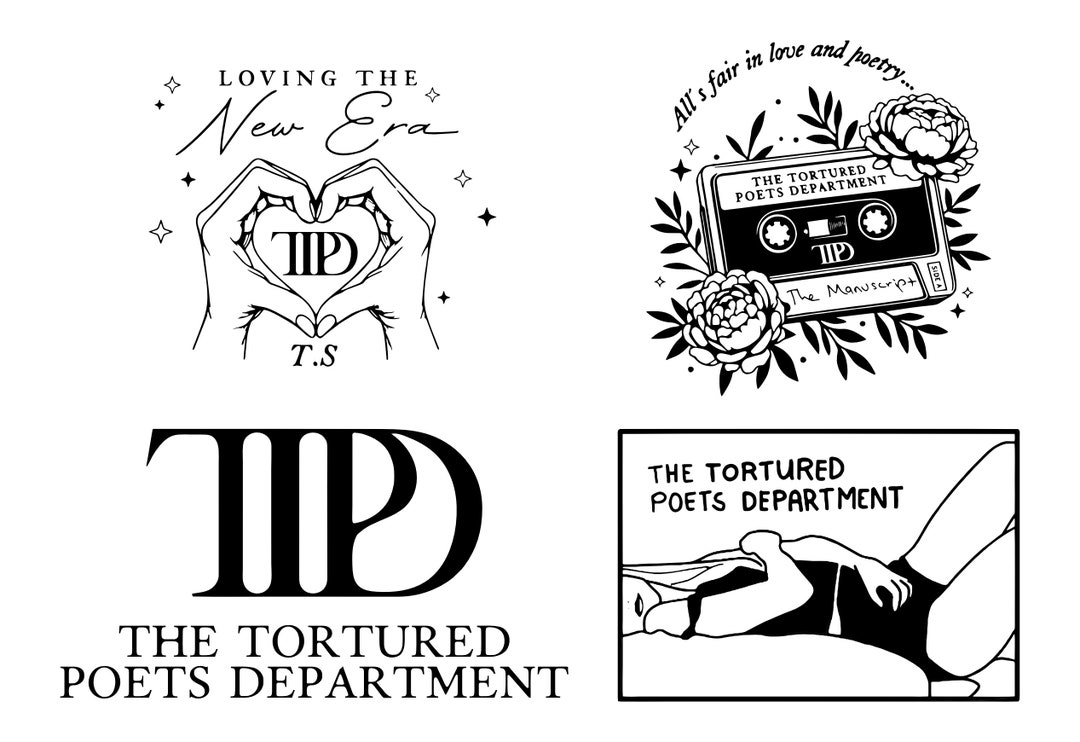 Taylor Swift ttpd Vectors Printable Designs - Etsy