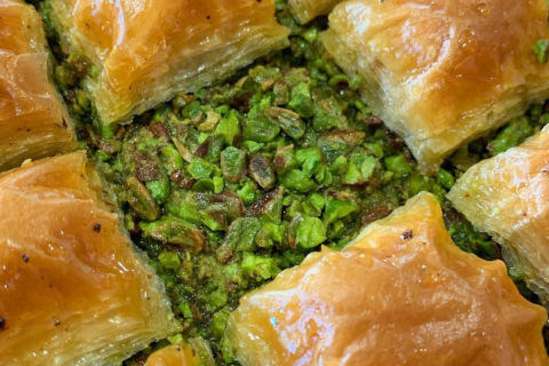 Baklava With Pistachio | Turkish Baklava | 1 Lb (454 G) | Handmade ...
