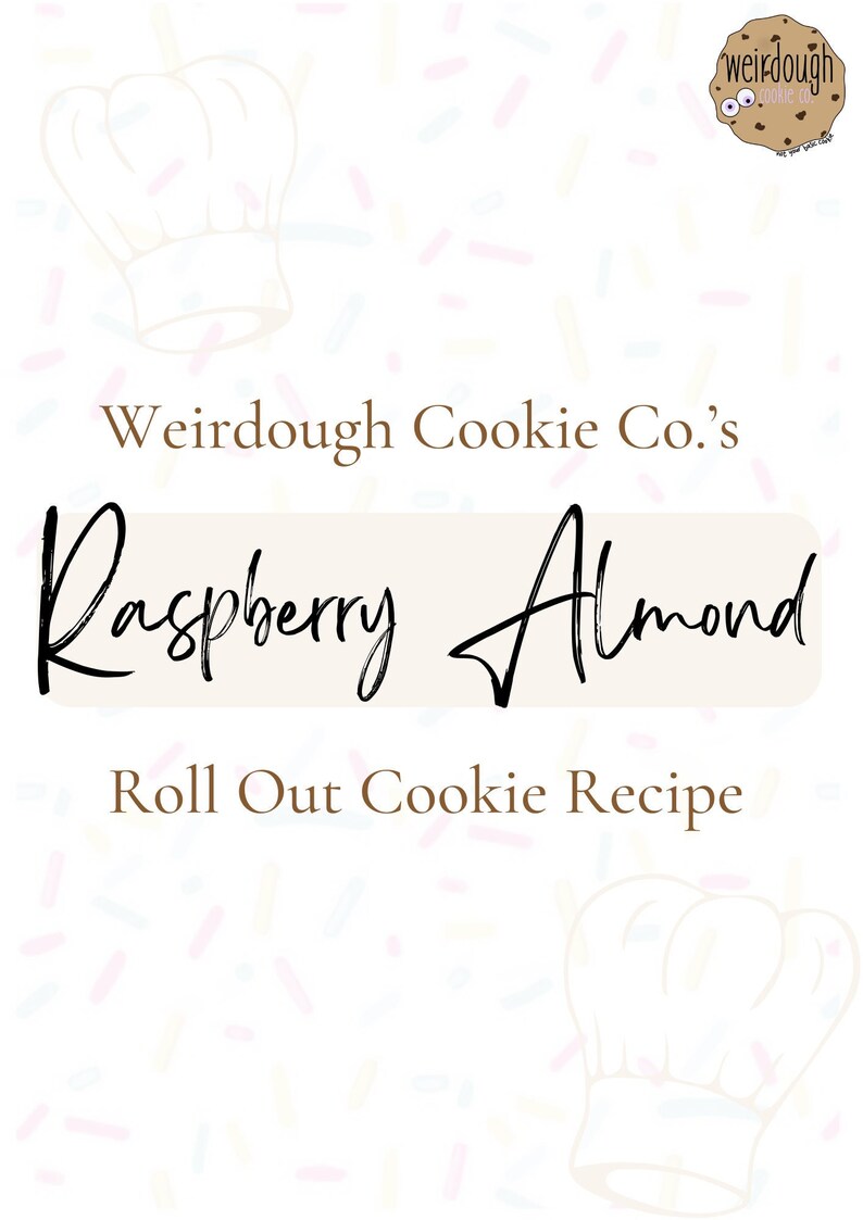 Raspberry Almond Rollout Cookie Recipe - Etsy