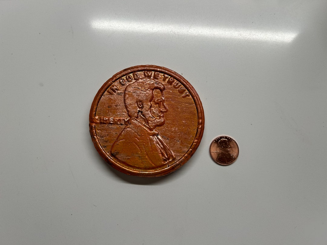 Extra Large Penny! 3” Pure Copper - Etsy