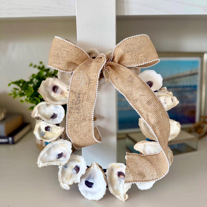 White Shell Wreath - Etsy