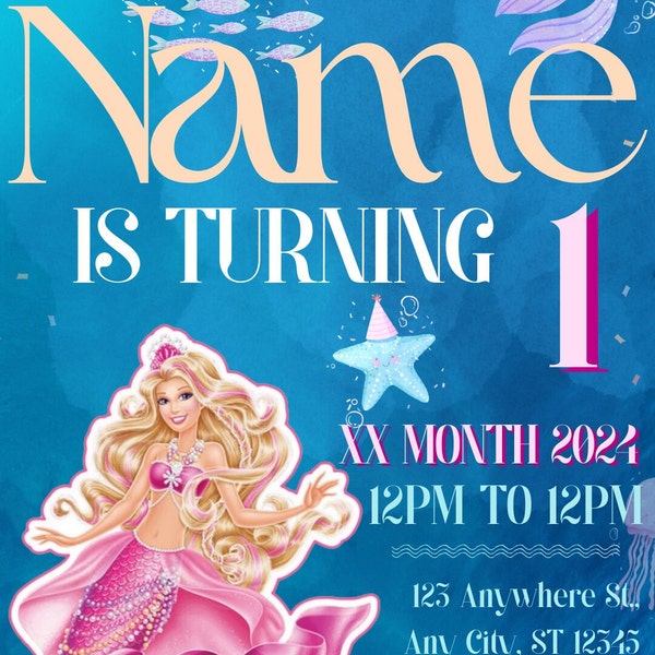 Barbie Mermaid - Etsy