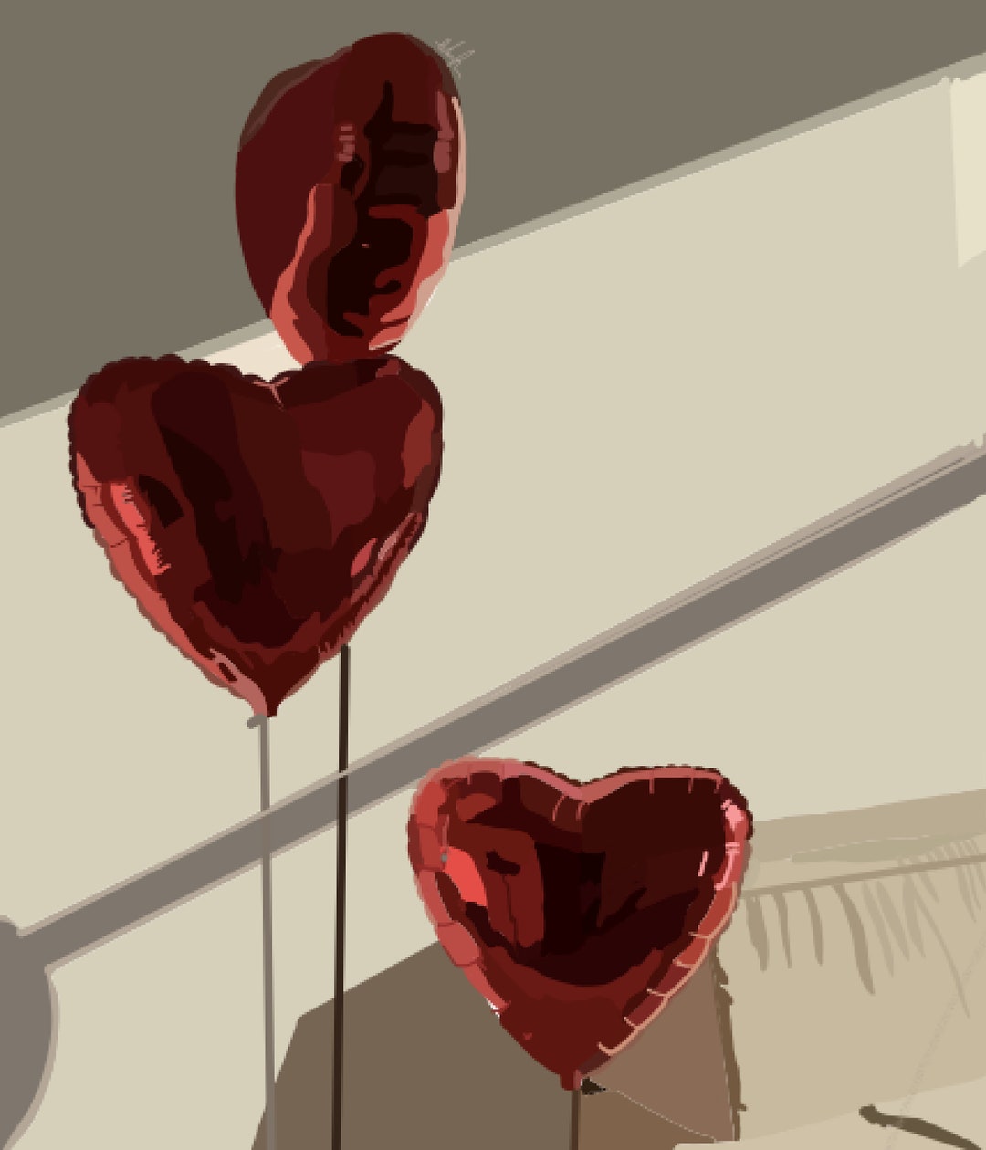 Heart Balloon Art - Etsy