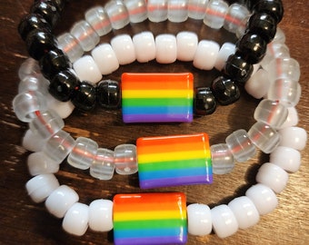 Transgender Bracelet, LGBTQ Gay Jewelry, Gay Pride Flag Bracelets ...