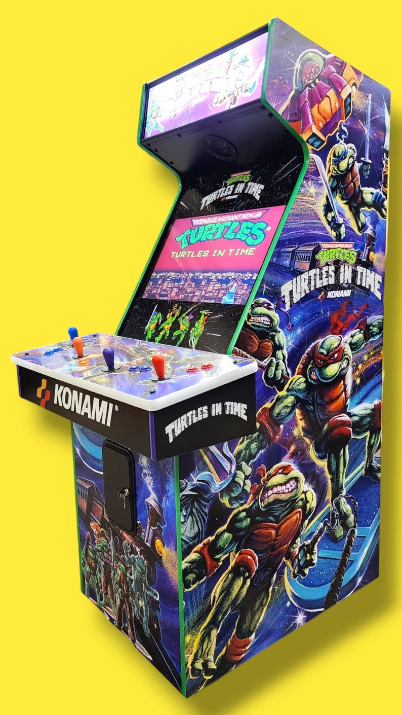 TURTLES IN TIME Arcade Machine - Etsy