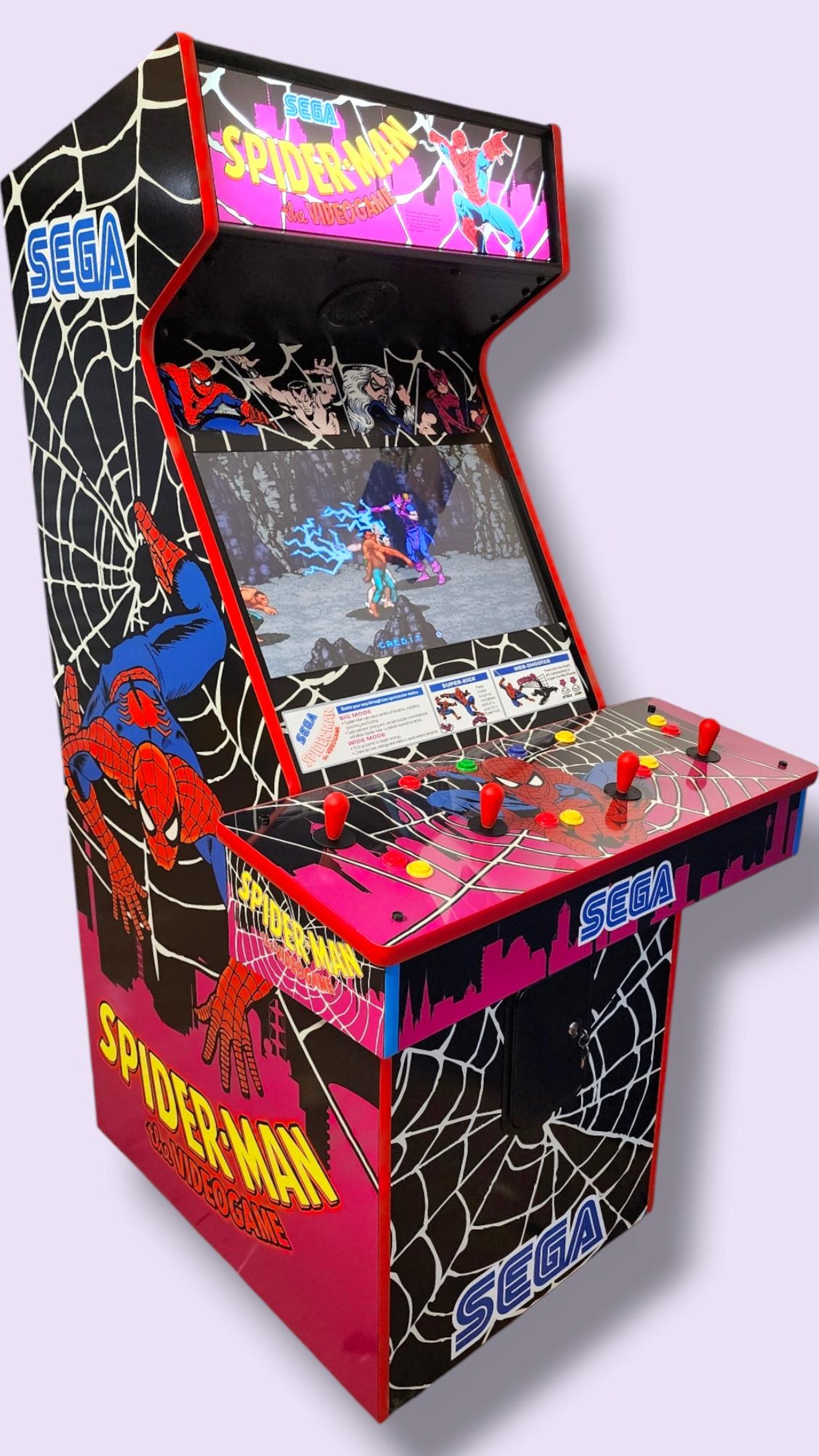 SPIDR-MAN the Video Game Arcade Machine - Etsy