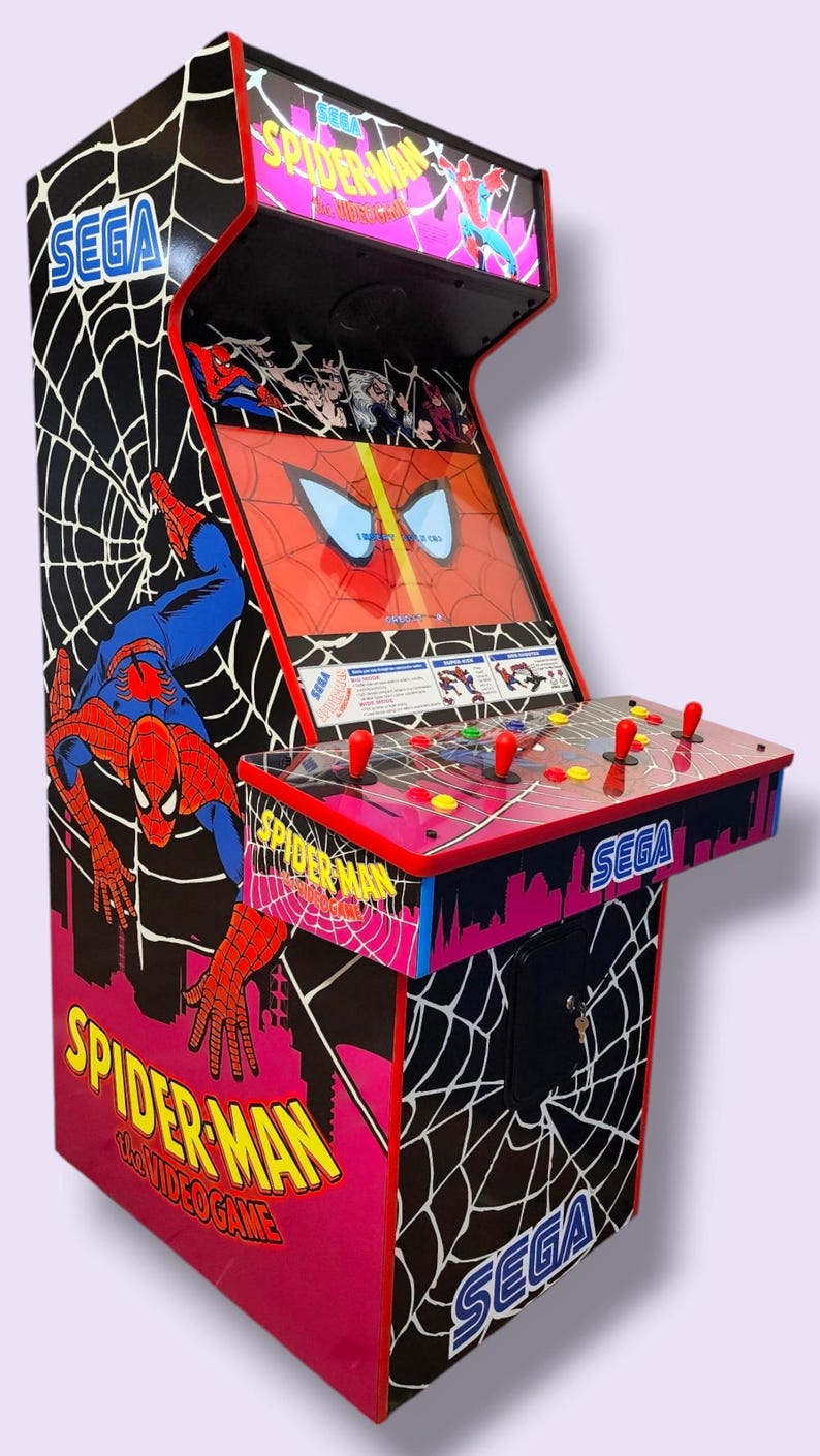 SPIDR-MAN the Video Game Arcade Machine - Etsy