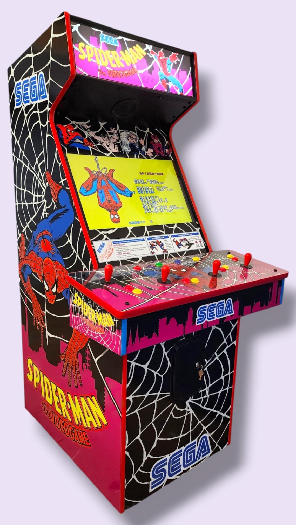 SPIDR-MAN the Video Game Arcade Machine - Etsy