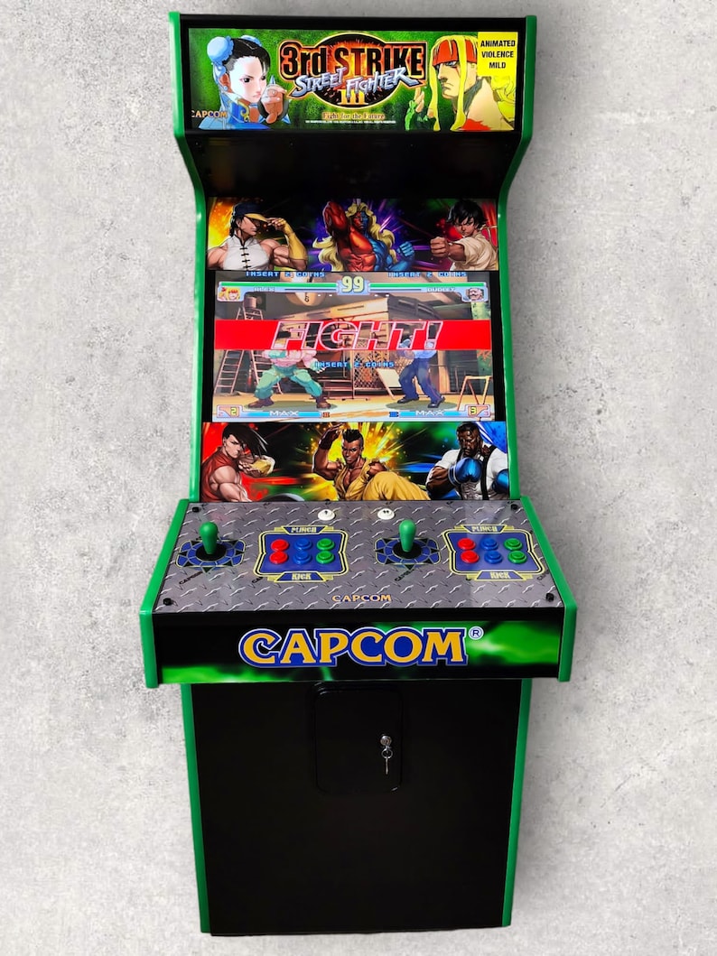 Street Fighter Arcade Machine - Etsy