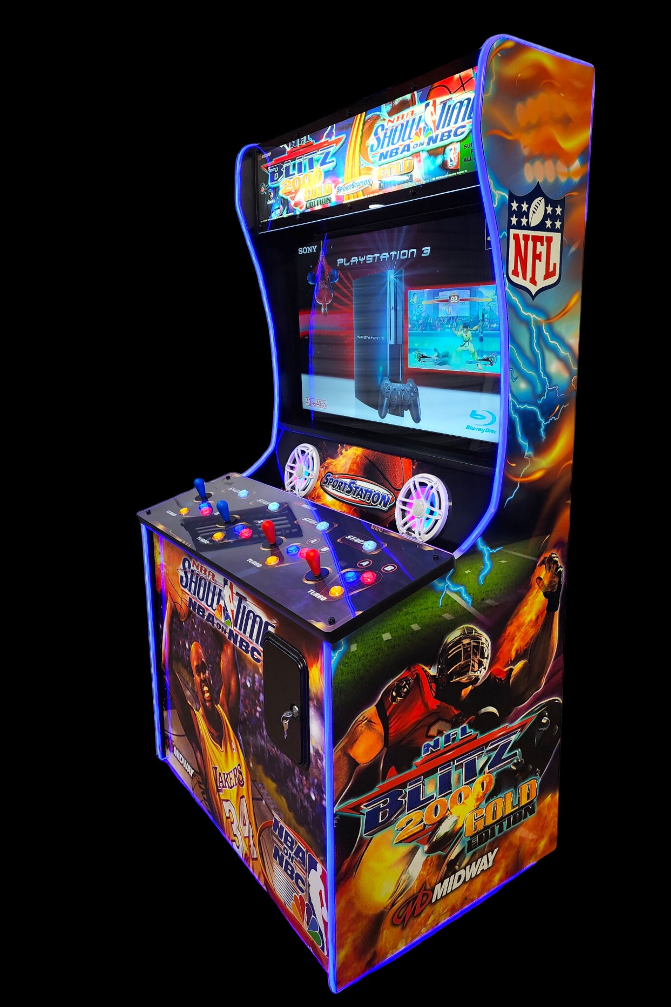 NFL Blitz / NBA S Howtime Deluxe 43' - Etsy