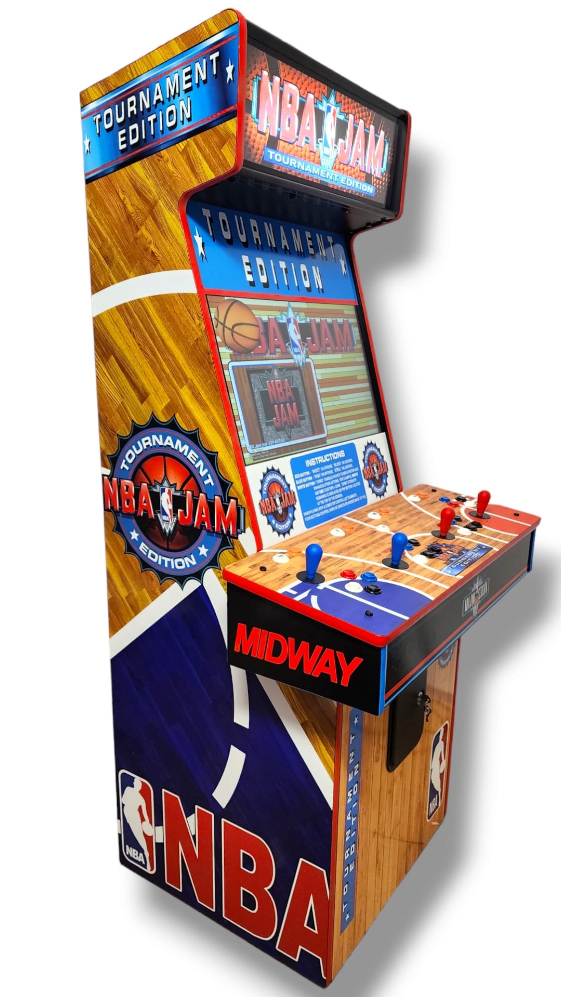NBA Jam Slim Arcade Machine - Etsy