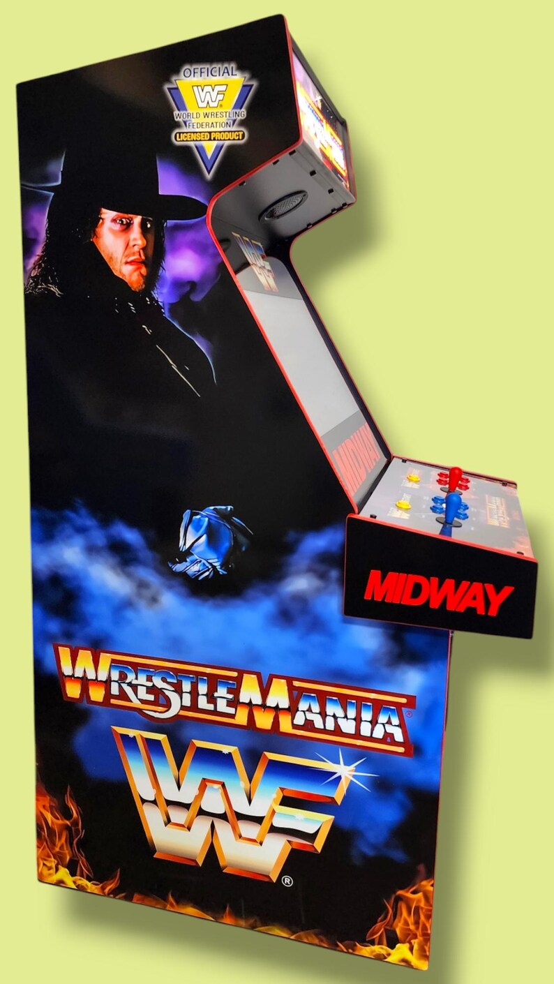 WWF Wrestlemania Arcade Machine - Etsy