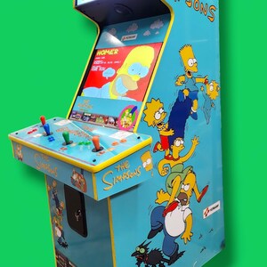 THE SIMPSONS Arcade Machine - Etsy