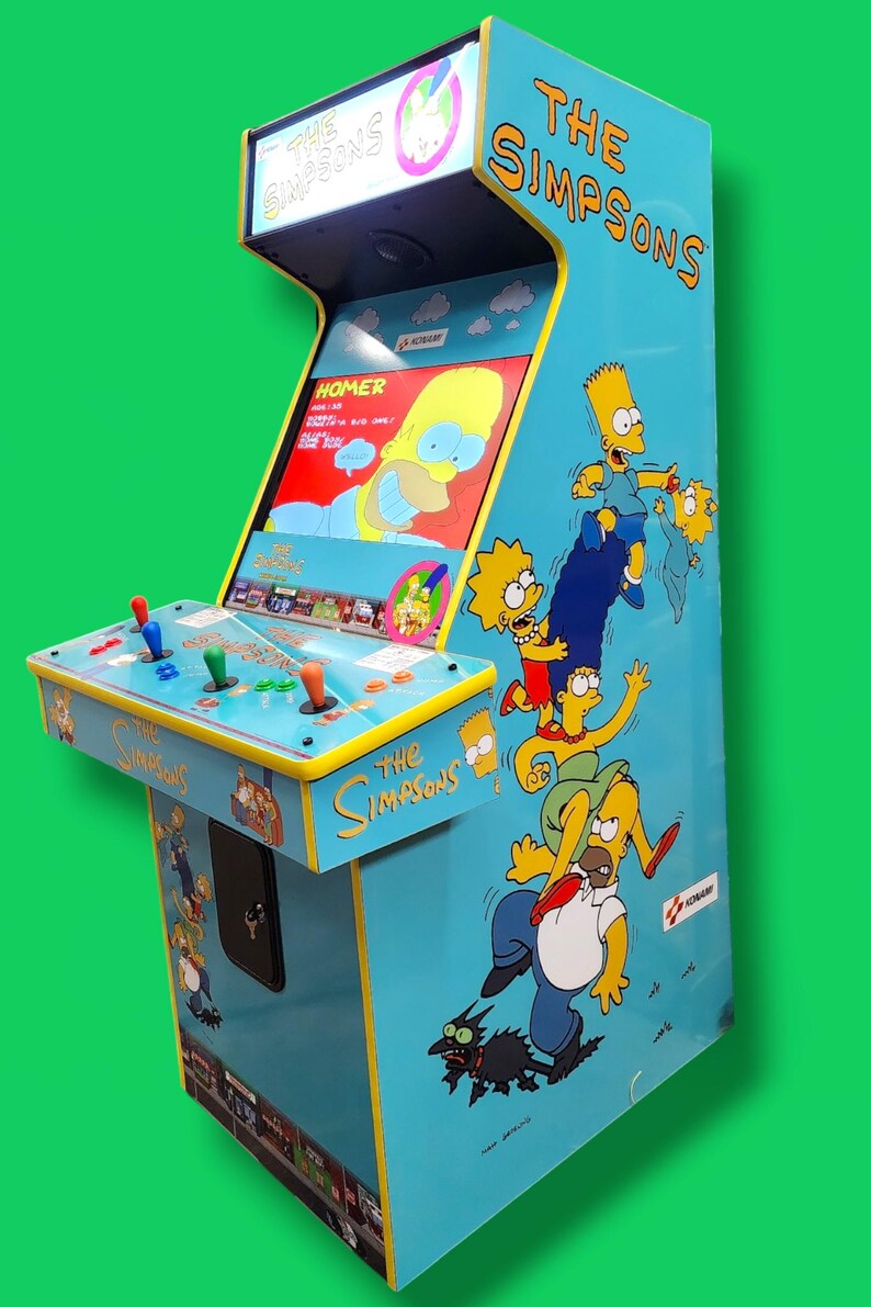THE SIMPSONS Arcade Machine - Etsy