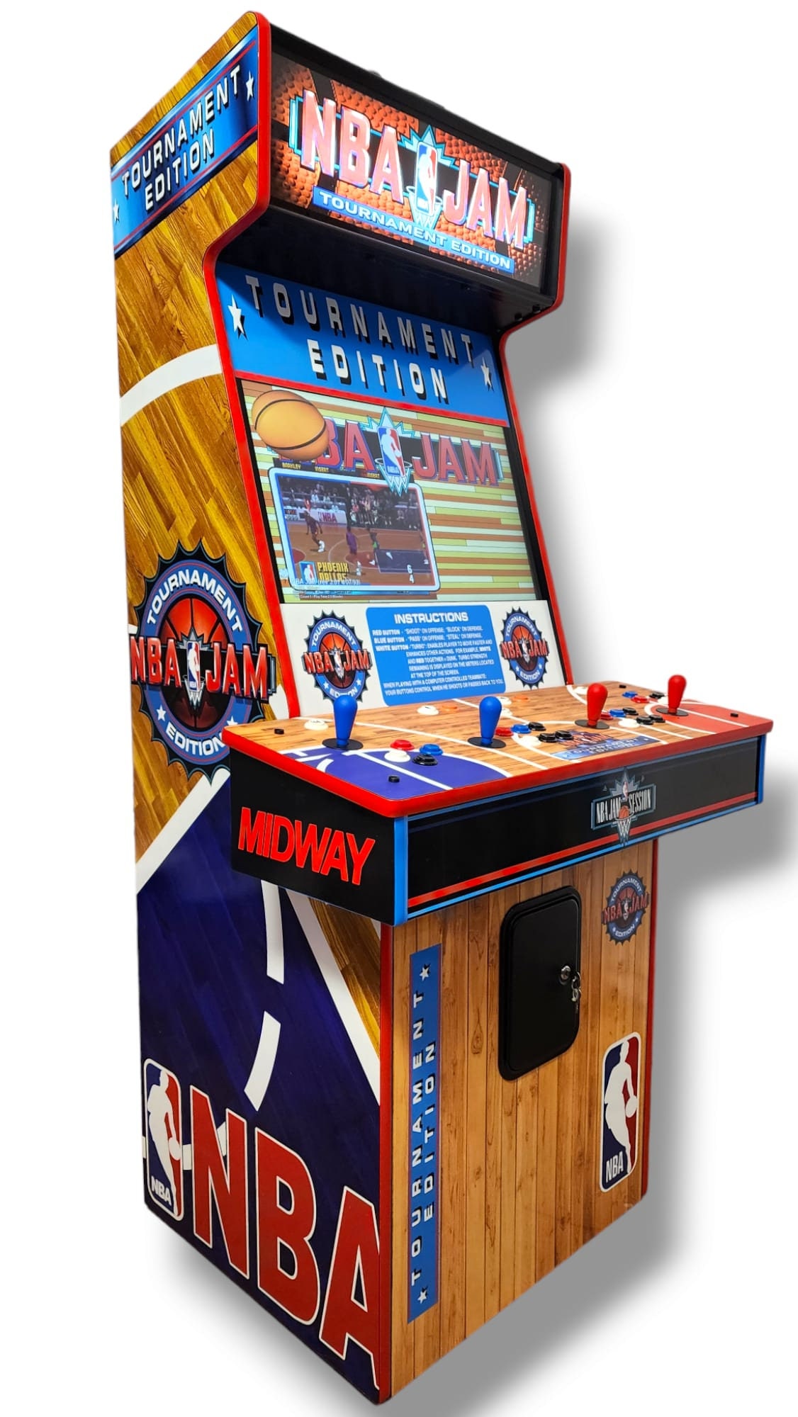 NBA Jam Slim Arcade Machine - Etsy