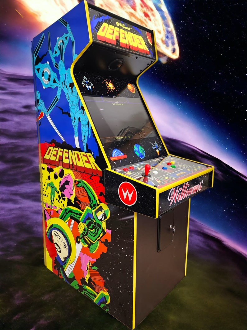 Defender Arcade Machine - Etsy