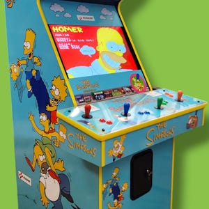 THE SIMPSONS Arcade Machine - Etsy