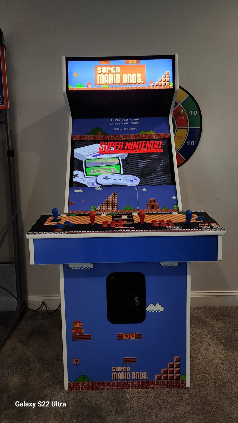 Super Mario Arcade Machine - Etsy
